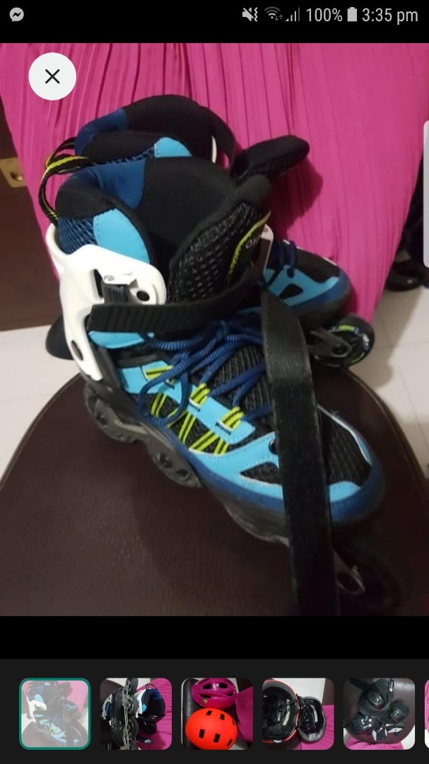 ROLLERBLADES OXELO FIT 5 HD, Sports Equipment, Sports & Games, Skates ...