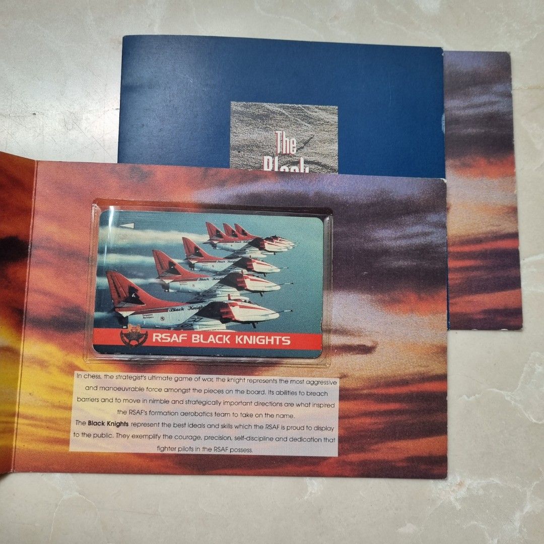 RSAF Black Knights Phone Card, Hobbies & Toys, Memorabilia ...