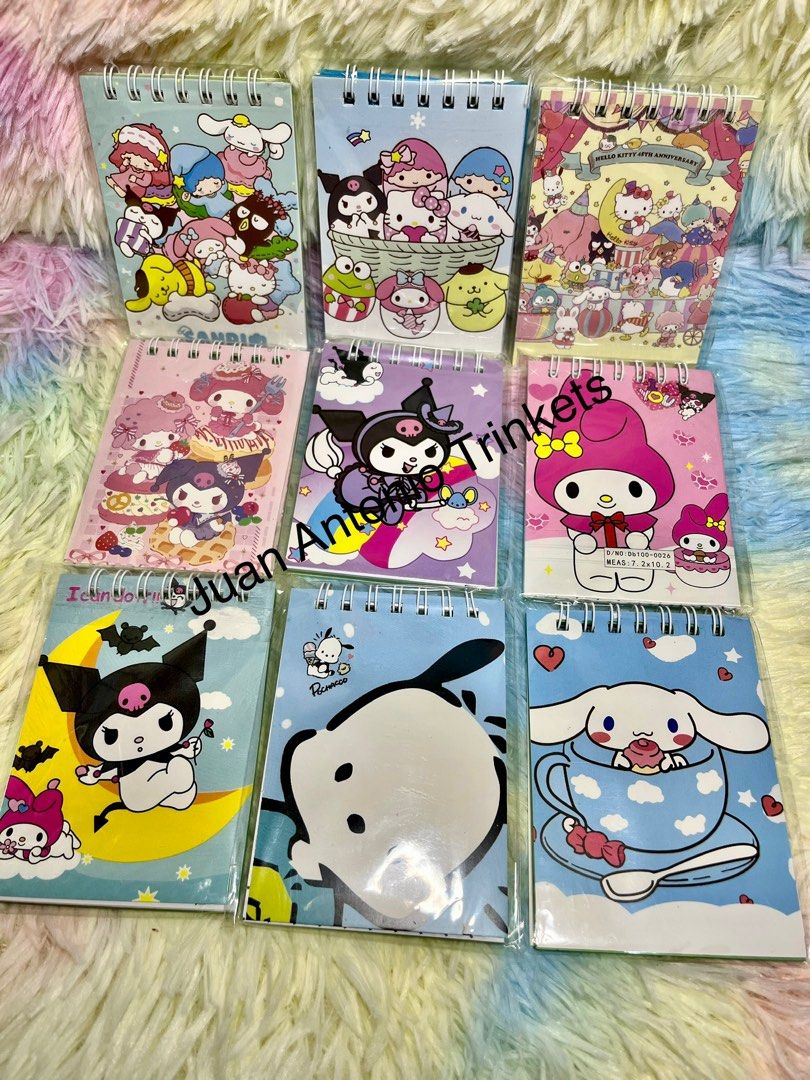 Sanrio Mini Spiral Lined Notepad, Hobbies & Toys, Stationary & Craft ...