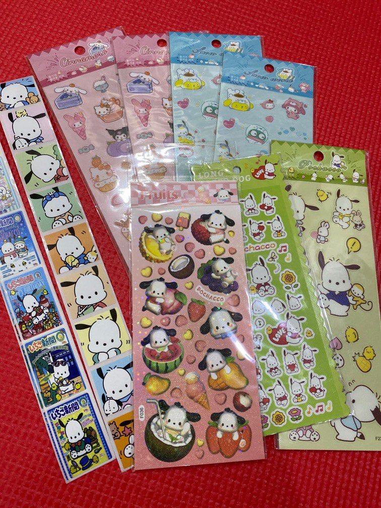 Sanrio Pochacco stickers, Hobbies & Toys, Stationery & Craft ...