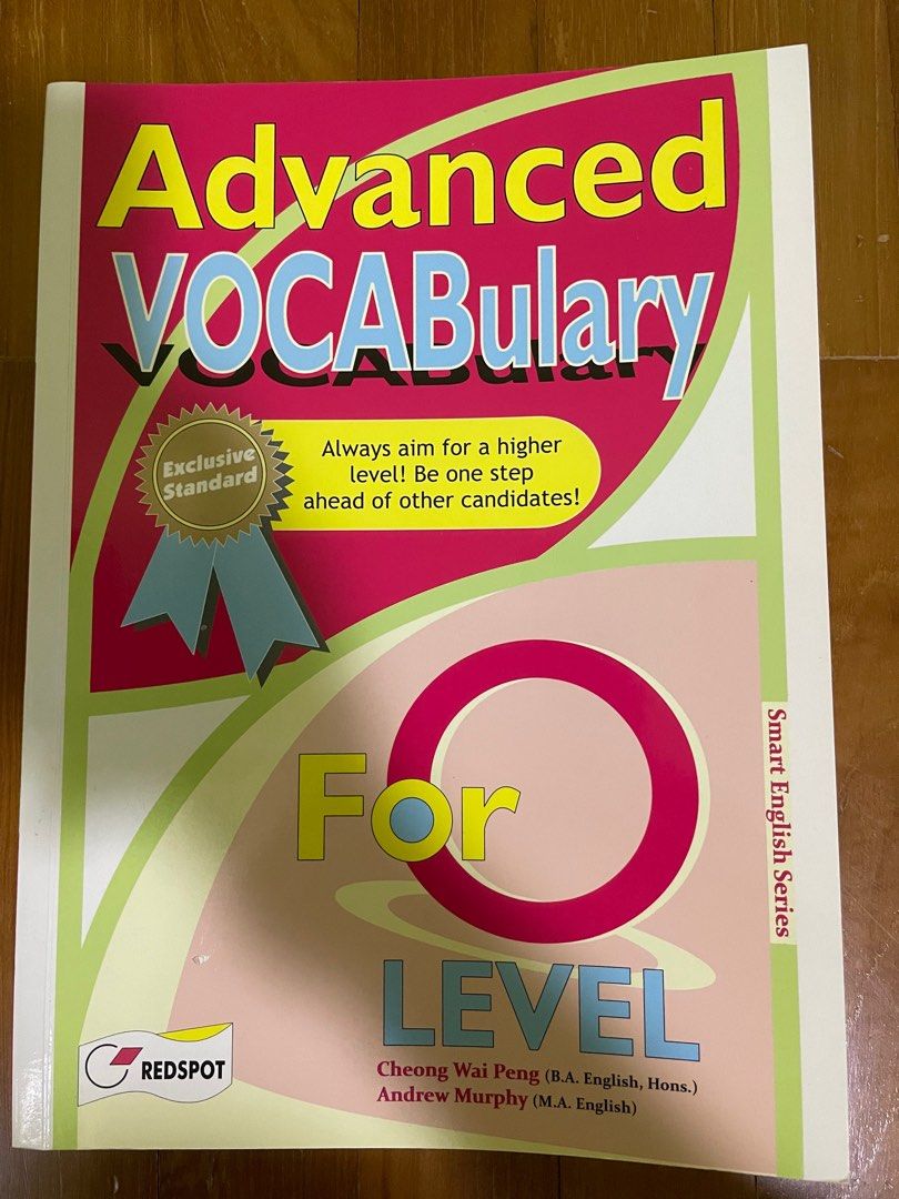 Secondary / O level Advance Vocab assessment bill, Hobbies & Toys ...