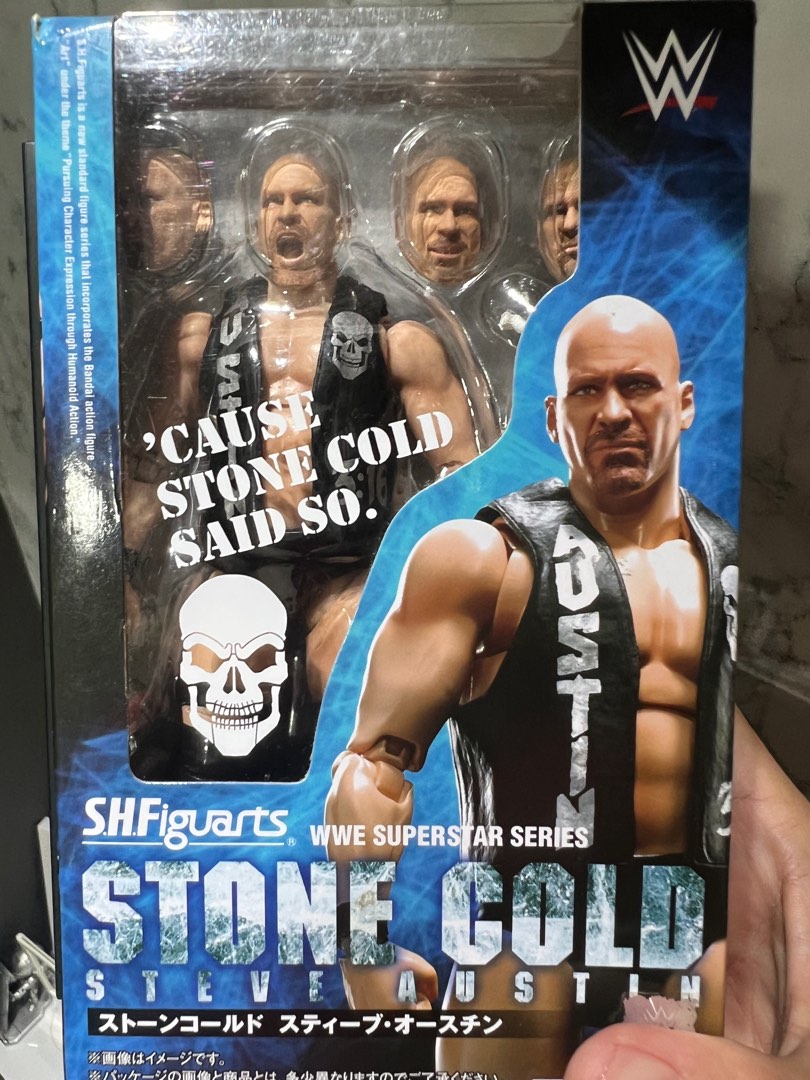 SH Figuarts Stone Cold Steve Austin, Hobbies & Toys, Toys & Games on ...