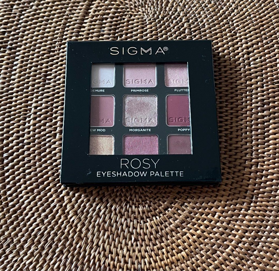 Sigma Rosy eyeshadow palette, Beauty & Personal Care, Face, Makeup on ...