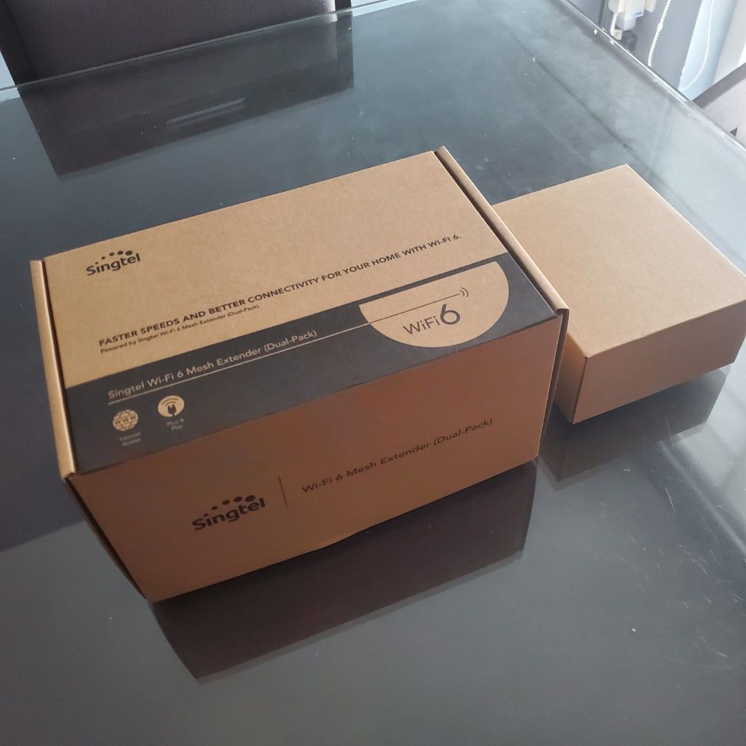 Singtel Wifi Mesh Extender Dual Pack Computers Tech Parts Accessories Networking On