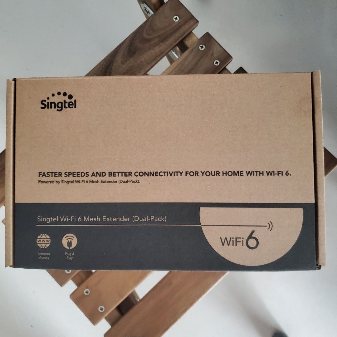 Singtel Wifi Mesh Extender Dual Pack Computers Tech Parts Accessories Networking On