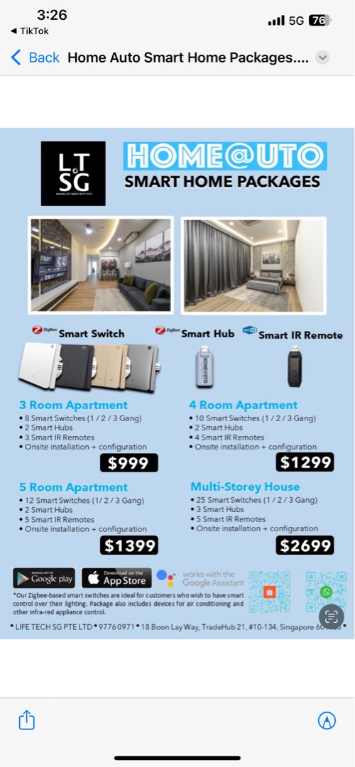 Smart home installation and setup package, TV & Home Appliances, TV ...