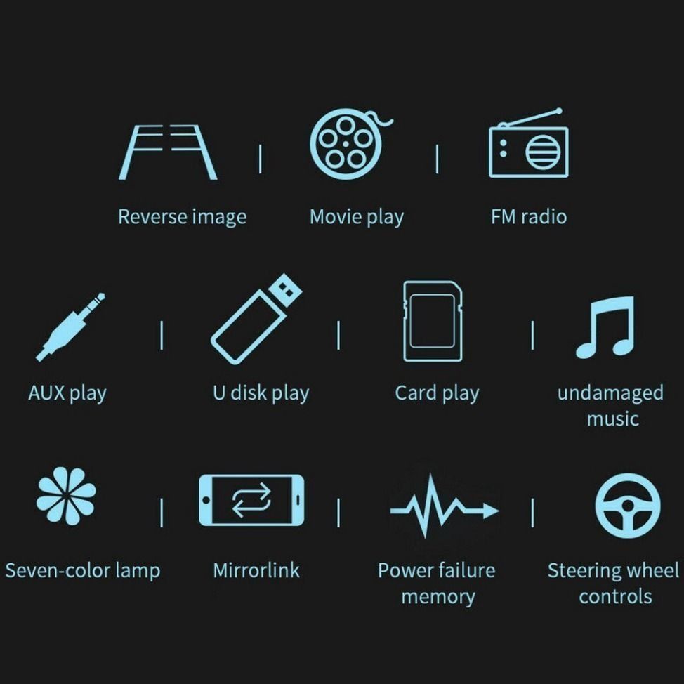 SMARTLINK 7", Bluetooth FM/USB/TF/Android &IOS Phone Mirrorlink MP5 ...