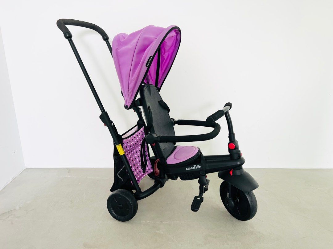 smarTrike foldable stroller trike purple, Babies & Kids, Going Out ...