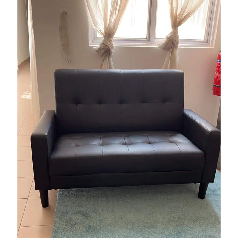 Sofa PVC LEATHER SOFA COD+FREE DELIVERY, Furniture & Home Living ...