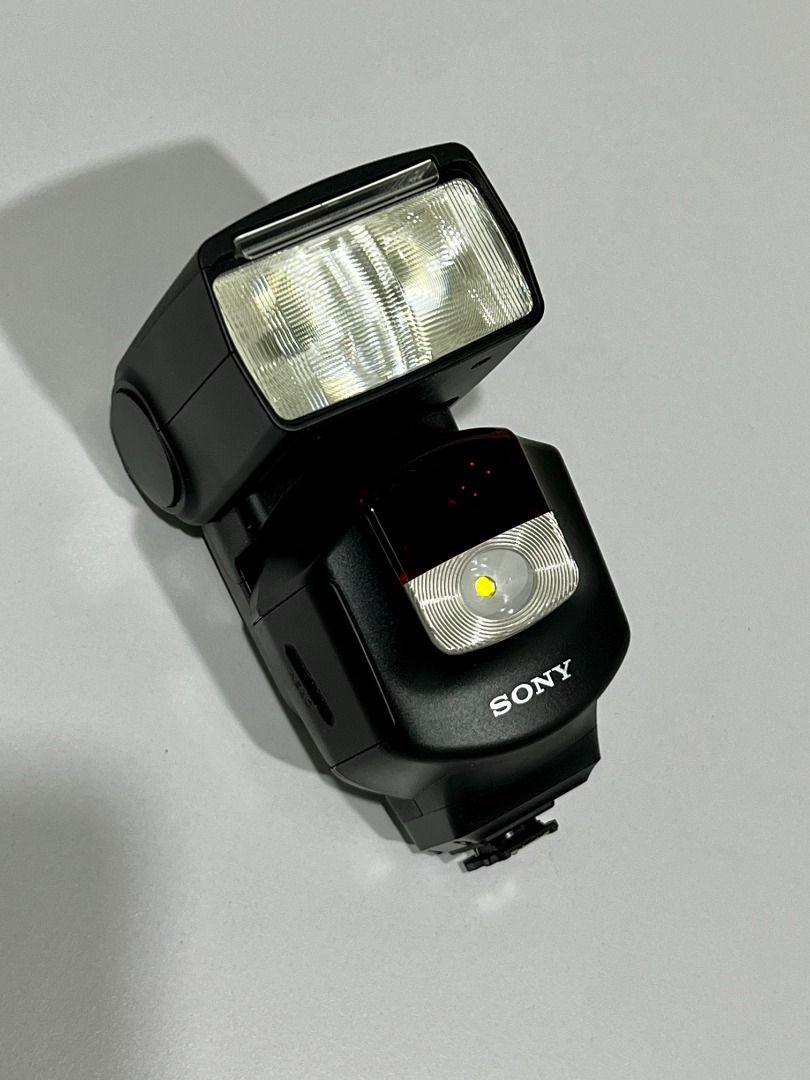 Sony HVL-F43M External Flash with LED light for bright movie shooting for Multi Interface Shoe ...