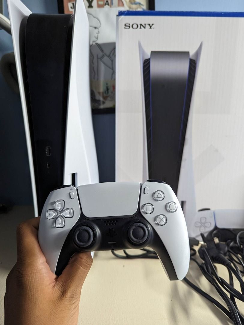 Sony Playstation 5 / PS5 Console Disc Edition CFI-1218A with NBA 2k23, Video Gaming, Video Game ...