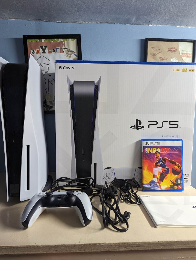 Sony Playstation 5 / PS5 Console Disc Edition CFI-1218A with NBA 2k23 ...