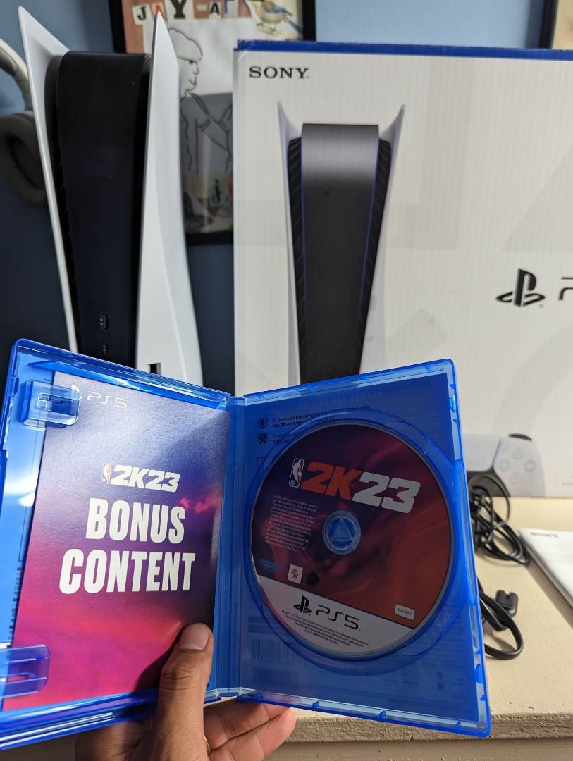 Sony Playstation 5 / PS5 Console Disc Edition CFI-1218A with NBA 2k23 ...