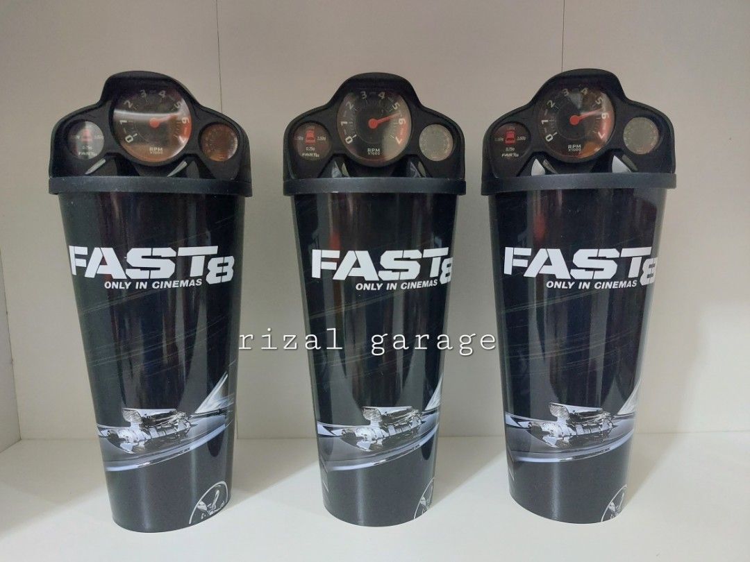 SPEEDOMETER Tumbler Bottle Cup Fast & Furious 8 Tgv Gsc Mbo Cineplex ...