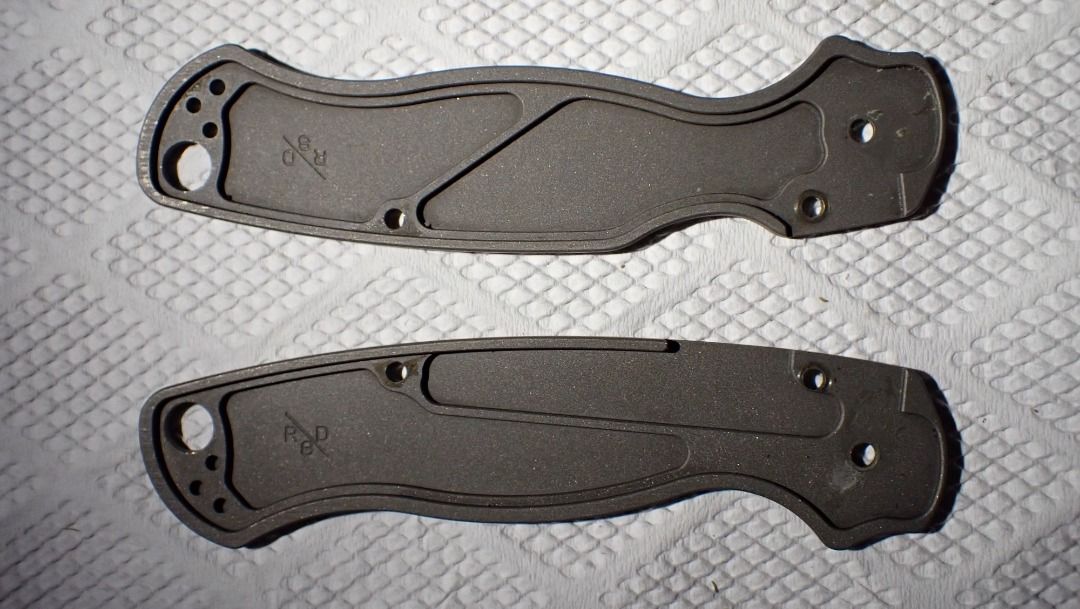 Spyderco Paramilitary 2 Titanium Scales by Rock Scale Design on Carousell