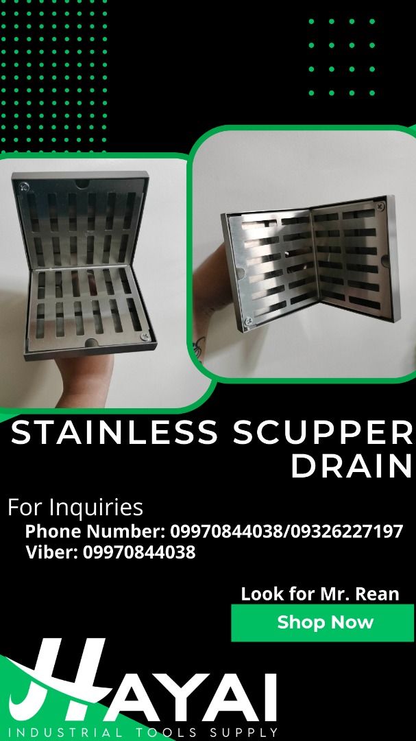 Stainless Scupper Drain, Commercial & Industrial, Industrial Equipment ...