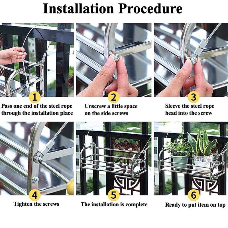 Stainless steel plant racks, Furniture & Home Living, Gardening, Pots ...