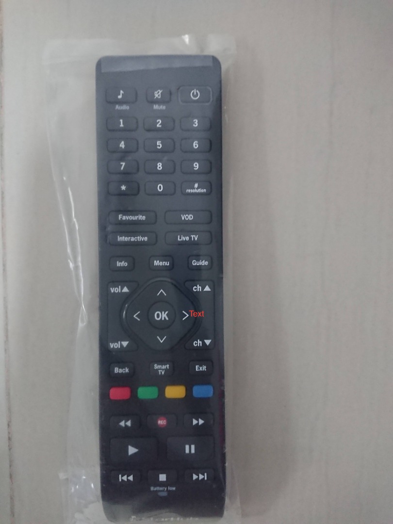 Starhub TV remote control, TV & Home Appliances, TV & Entertainment, TV ...