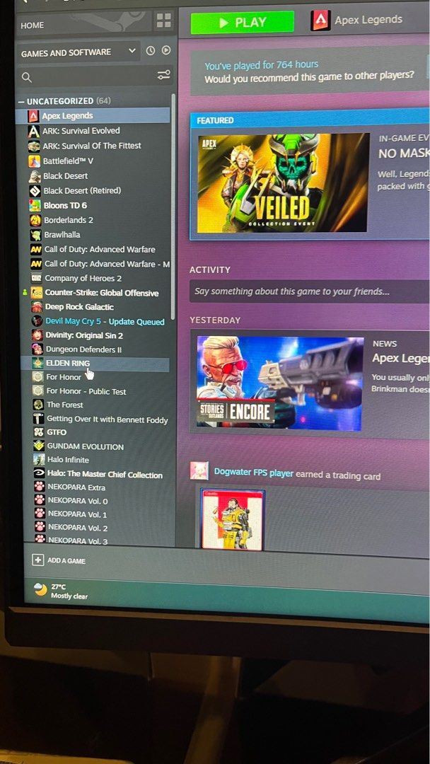 Steam, Apex, CSGO account, Video Gaming, Gaming Accessories, Game Gift Cards & Accounts on Carousell