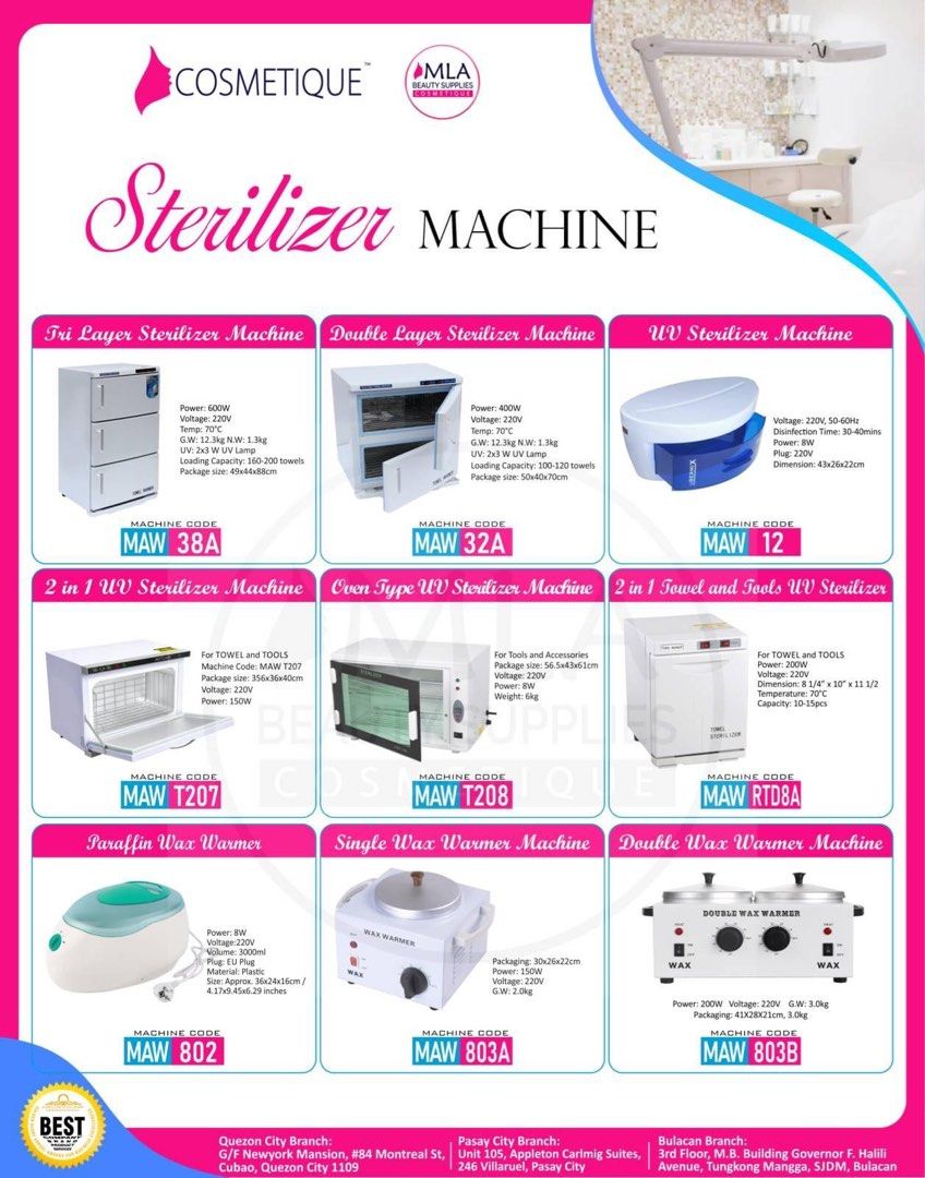 Sterilizer Machine, Beauty & Personal Care, Face, Face Care on Carousell