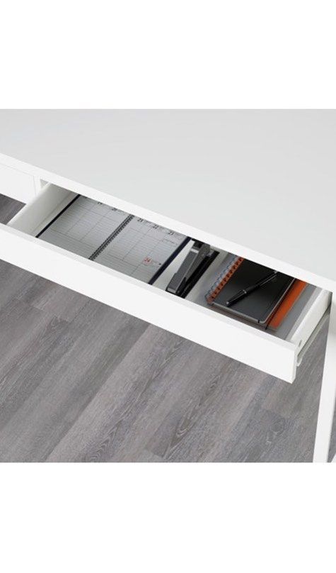 Study table, computer table, Dressing tables, desk, MICKE Desk White ...