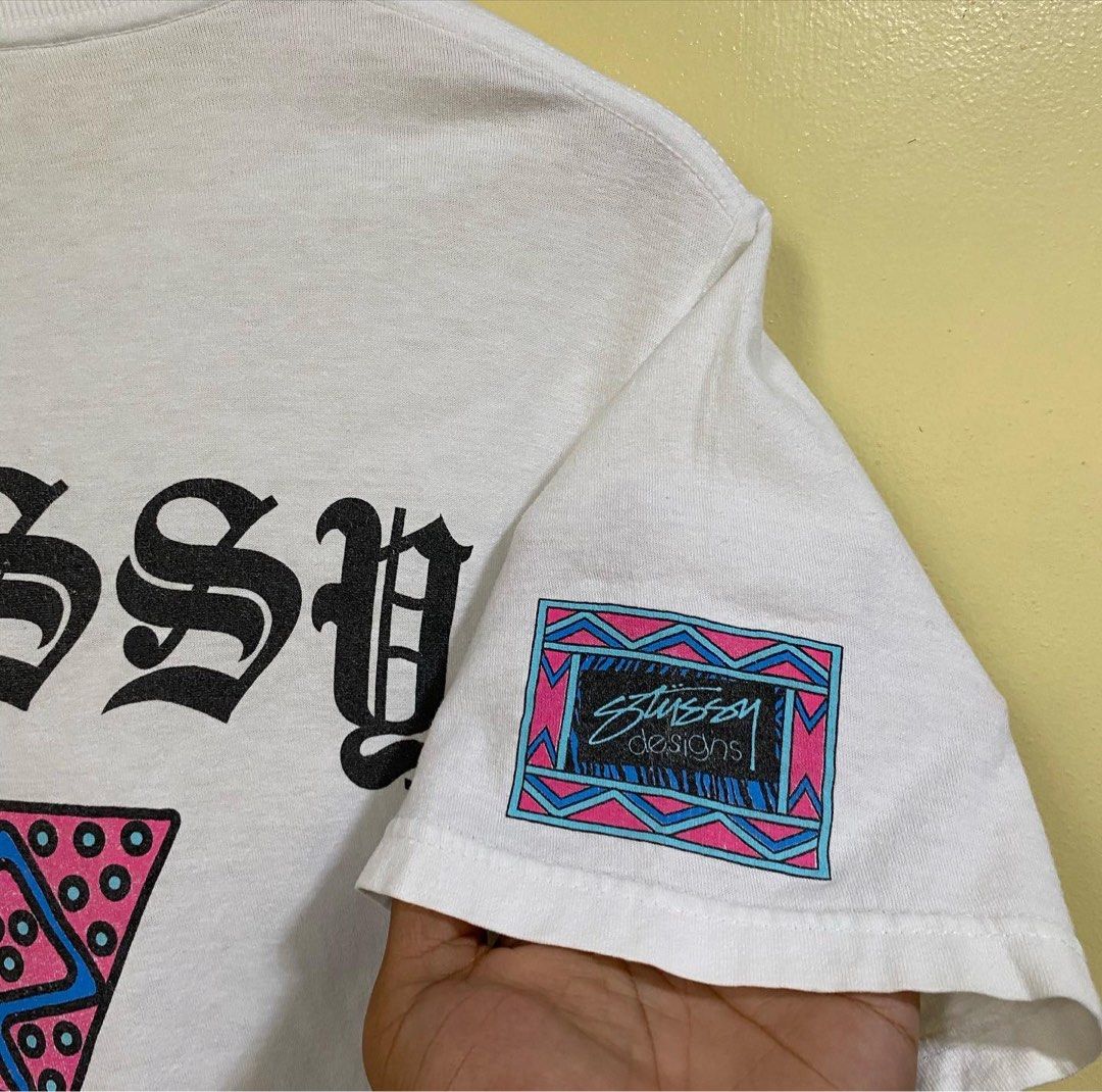 Stussy Designs tee, Men's Fashion, Activewear on Carousell