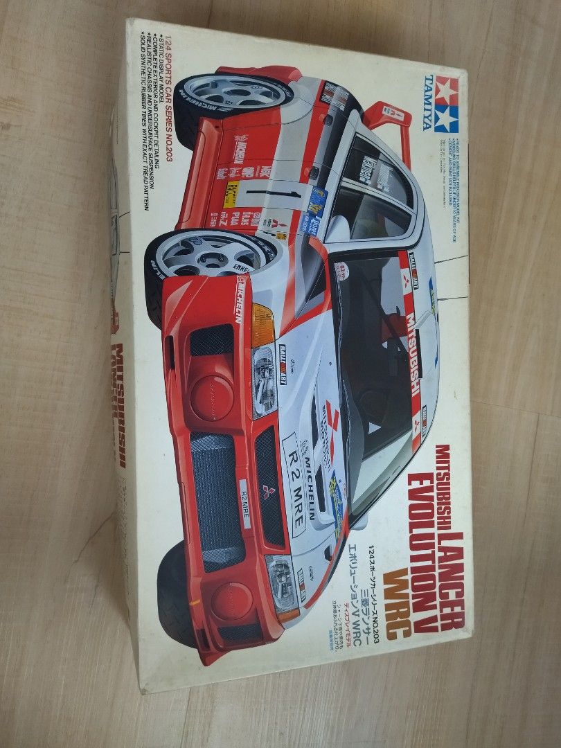 Tamiya 1/24 Lancer Evolution V WRC, 興趣及遊戲, 玩具 & 遊戲類 - Carousell