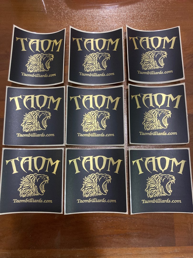Taom billiard sticker, Hobbies & Toys, Stationery & Craft, Other ...
