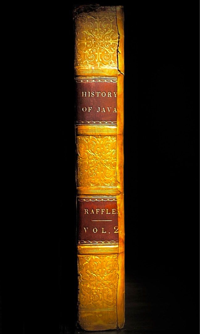 The History of Java by Sir Thomas Stamford Raffles (Antique book, 1st ...