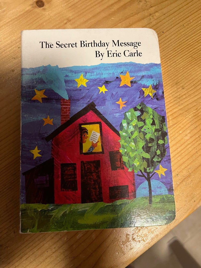 The secret birthday message by Eric carle, 興趣及遊戲, 書本 & 文具, 小說 & 故事書 ...