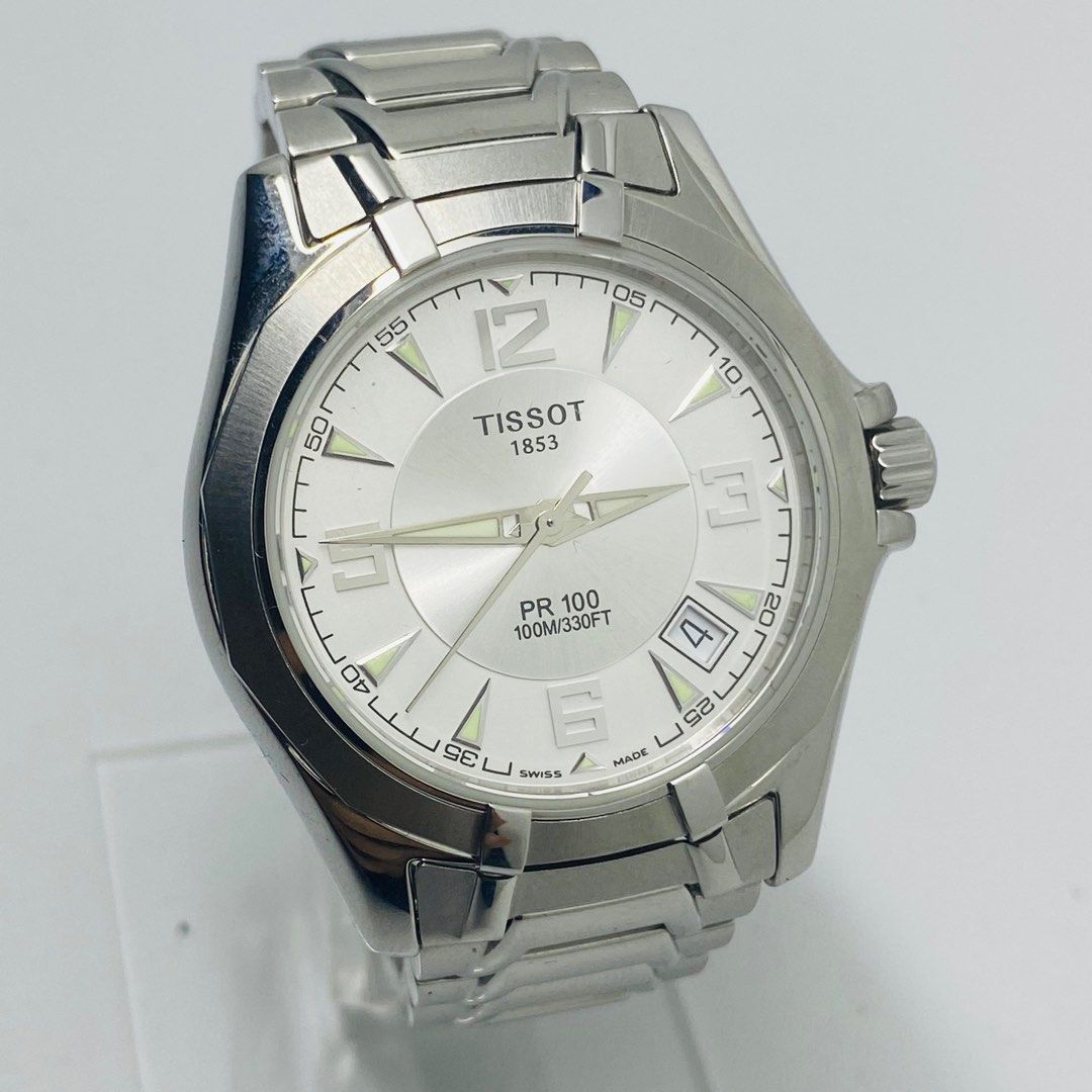 Tissot PR-100 P660/760 Full Set, Fesyen Pria, Jam Tangan di Carousell