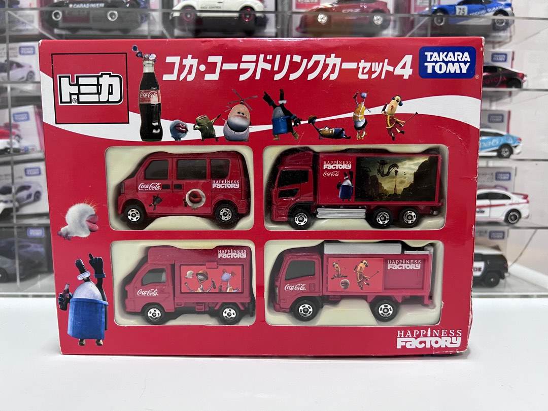 Tomica Coca Cola Box Set Vol.4 Happiness Factory, Hobbies & Toys, Toys ...