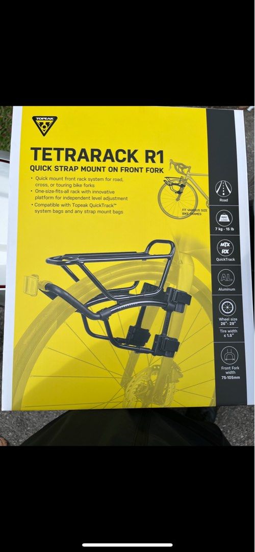 Topeak Rack TetraRak R1(Road), Sports Equipment, Bicycles & Parts ...