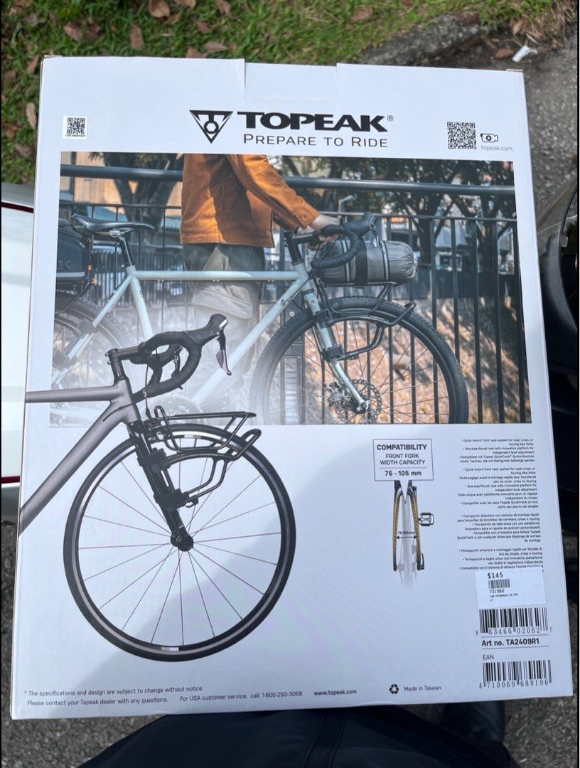 Topeak Rack TetraRak R1(Road), Sports Equipment, Bicycles & Parts ...