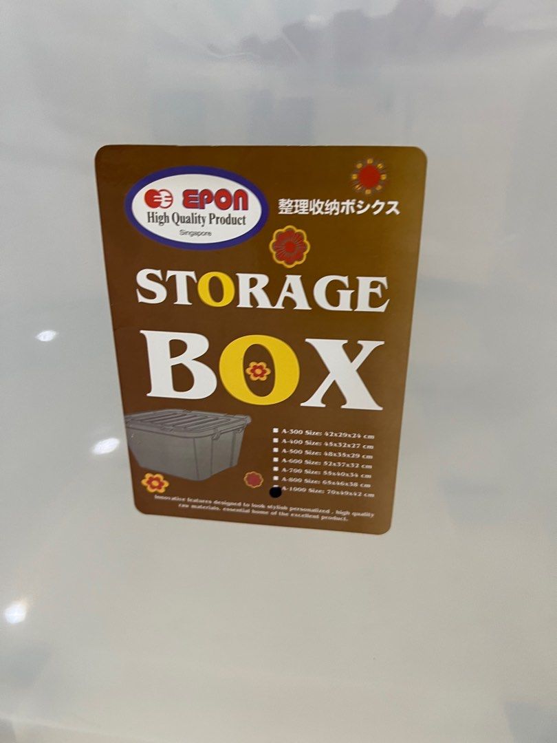 Epon Storage Box A-1000 size, Furniture & Home Living, Home Improvement ...