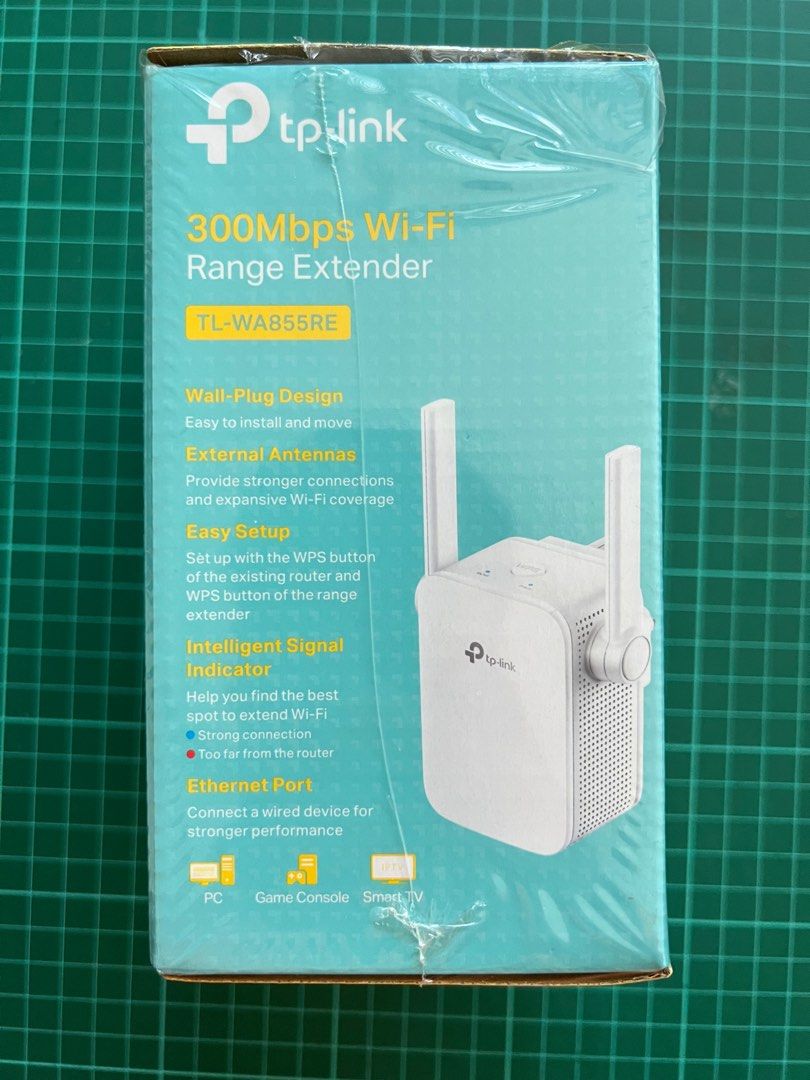 TP-Link 300Mbps Wifi Range Extender Repeater TL-WA855RE, Computers ...