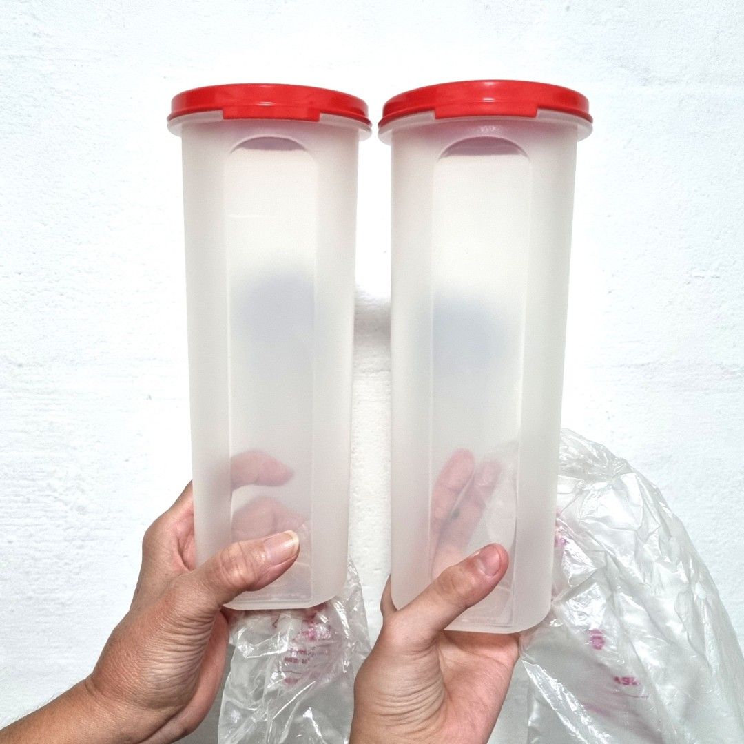 Tupperware 890 ml Modular Mate Tall Round IV Container Set of 2 ...