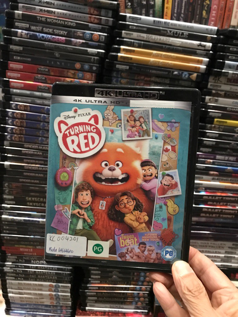 TURNING RED 4K ULTRA HD$25/-, Hobbies & Toys, Music & Media, CDs & DVDs ...