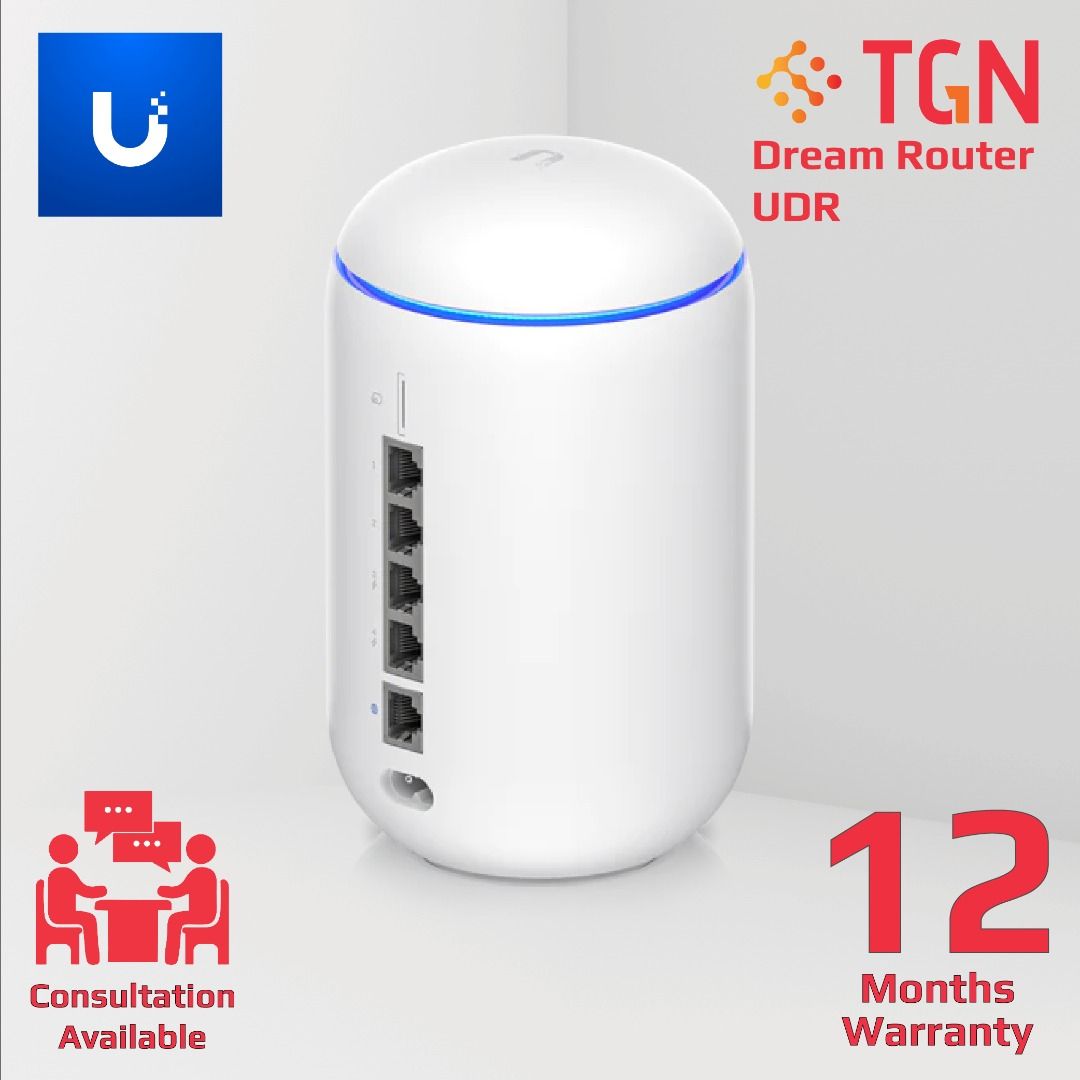 Ubiquiti Dream Router with UK power cord *Local SG support and warranty ...