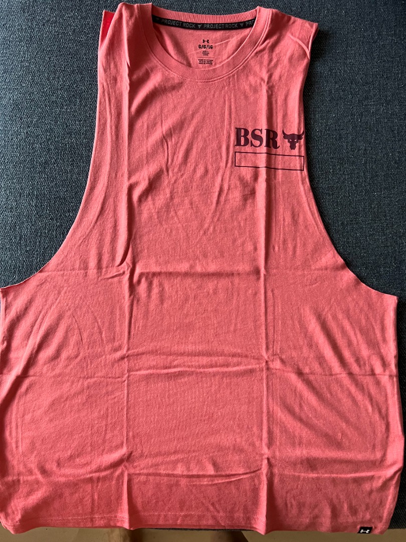 Under Armour Project Rock Tank Top, Men's Fashion, Activewear on Carousell