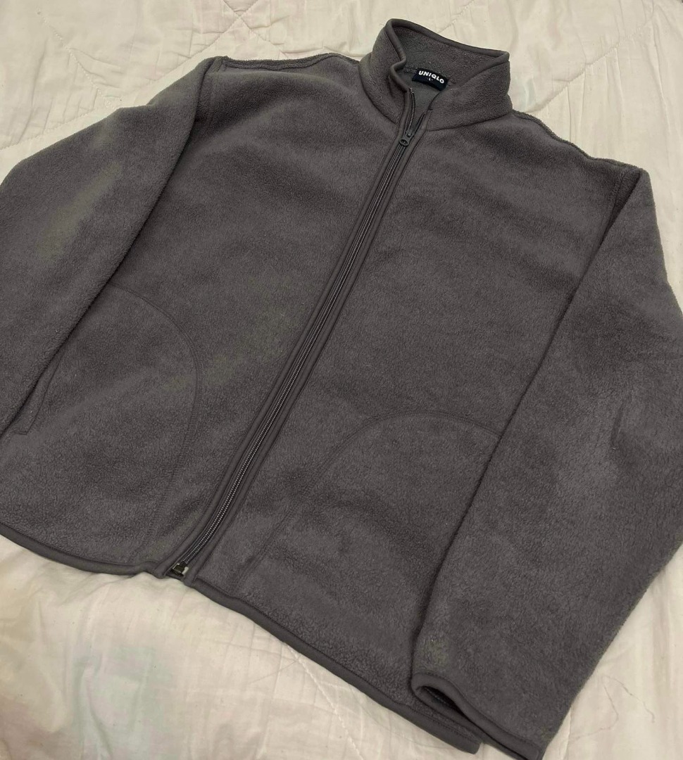 Uniqlo Fleece Jacket, Men's Fashion, Coats, Jackets and Outerwear on ...