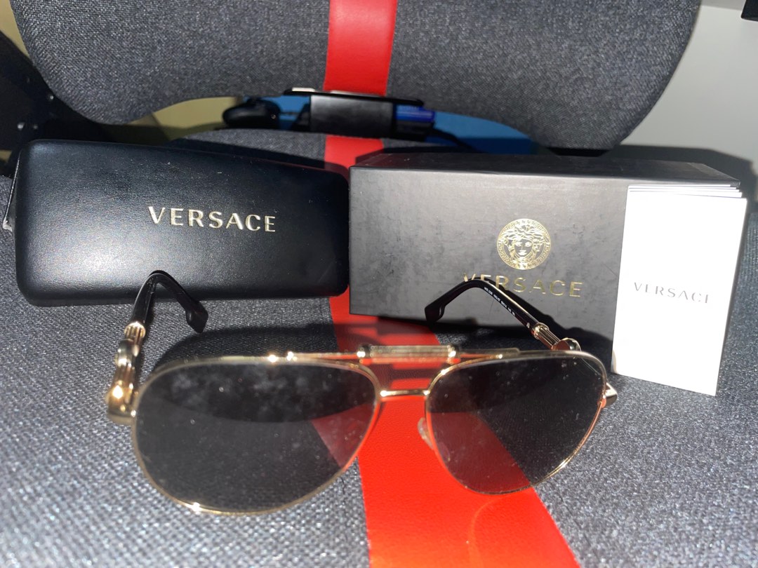 Versace Sunglasses, Men's Fashion, Watches & Accessories, Sunglasses ...