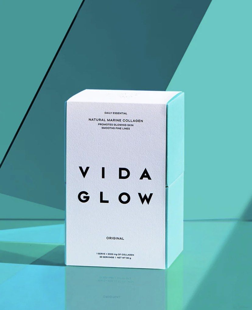 INSTOCK Vida Glow Natural Marine Collagen, Health & Nutrition, Health ...