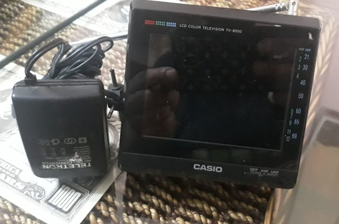 VINTAGE 1993 CASIO Pocket TV-8500 Japan Original, TV & Home Appliances ...