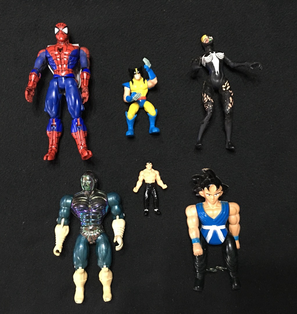 Vintage Assorted Actions Figures, Hobbies & Toys, Toys & Games on Carousell