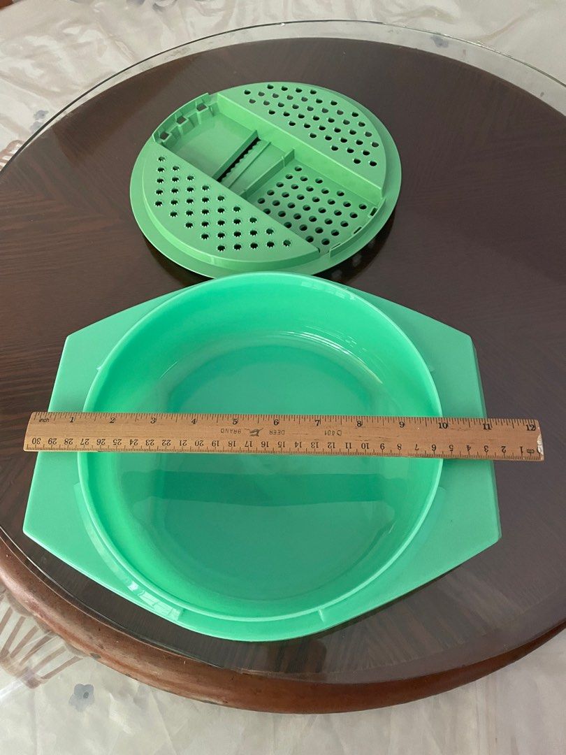 Vintage Jadeite Green Tupperware Grater, Furniture & Home Living ...
