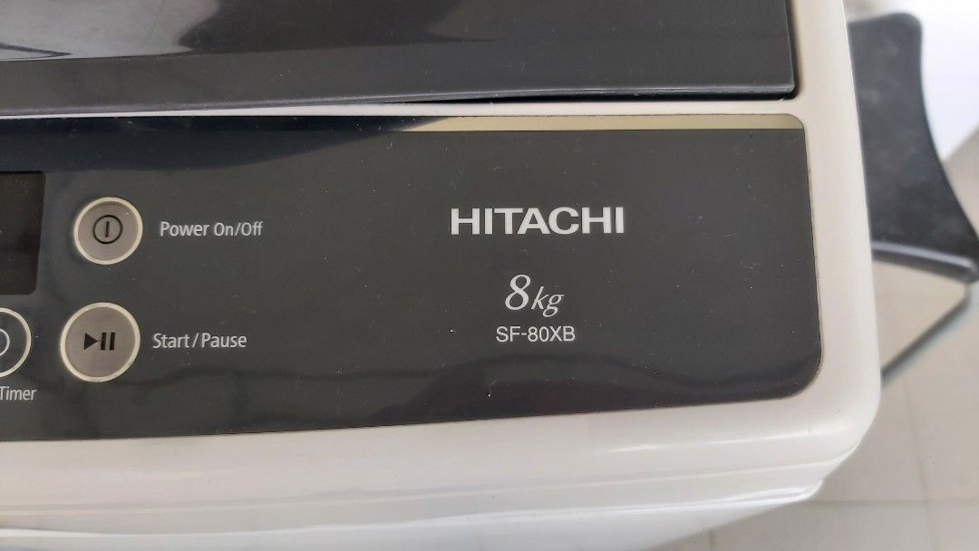 Washing machine Hitachi 8kg SF-80XB. Top open. Bought in Jun2020., TV ...