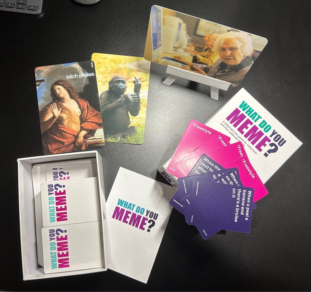 What do u meme- card game (full set), Hobbies & Toys, Toys & Games on ...