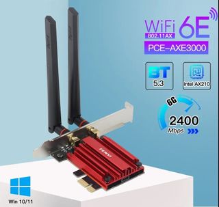 WiFi6 6E AX3000 USB 3.0 WiFi Adapter 3000Mbps Tri-Band 2.4G/5G/6GHz ...