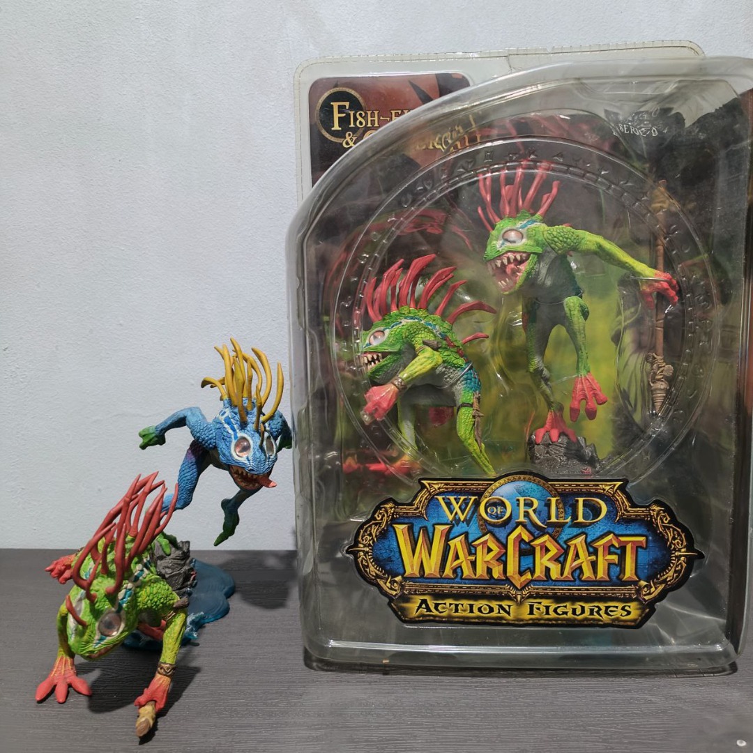World of Warcraft Fish-Eye & Gibbergill Action Figure set of 4 on Carousell